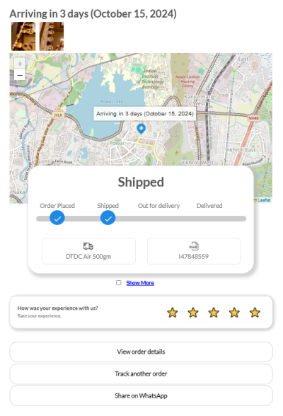 Shipment Tracker For Woocommerce